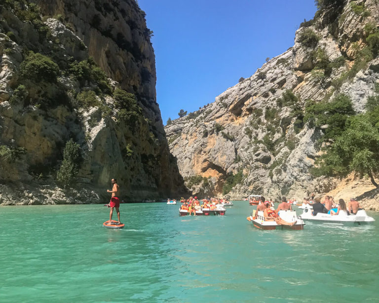 Verdonschlucht in Frankreich - Camping mit Kind im VW T4 California